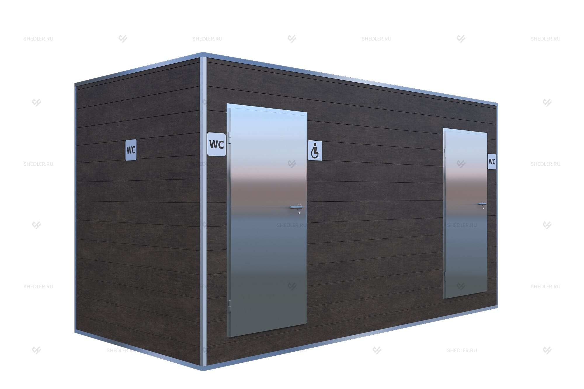 Купить модульный туалет | SHEDLER